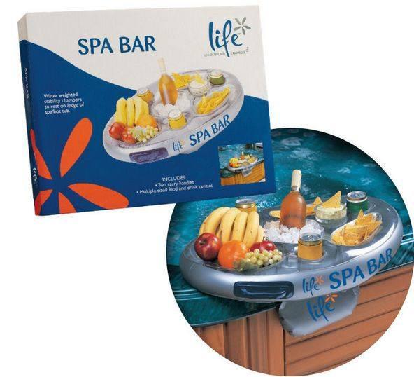 Floating Spa Bar Inflatable Hot Tub Side Tray — World of Pools