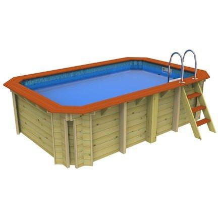 X-Stream Plastica Wooden Exercise Pool + Through Wall Counter Current ...