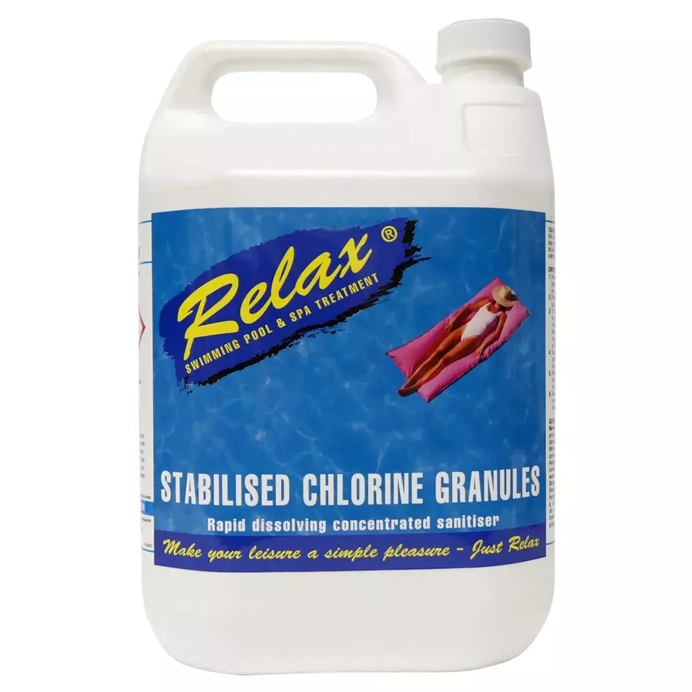 Relax 5kg Chlorine NEXT DAY DELIVERY | Pool Chemicals — World of Pools